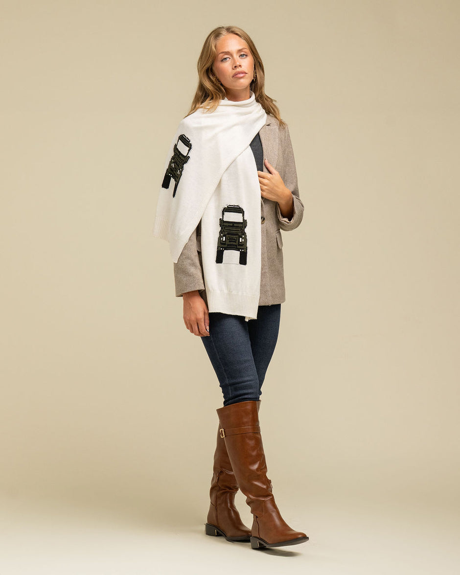 Scarves: Country Inspired Merino Wool Knitted Scarves – Waring Brooke